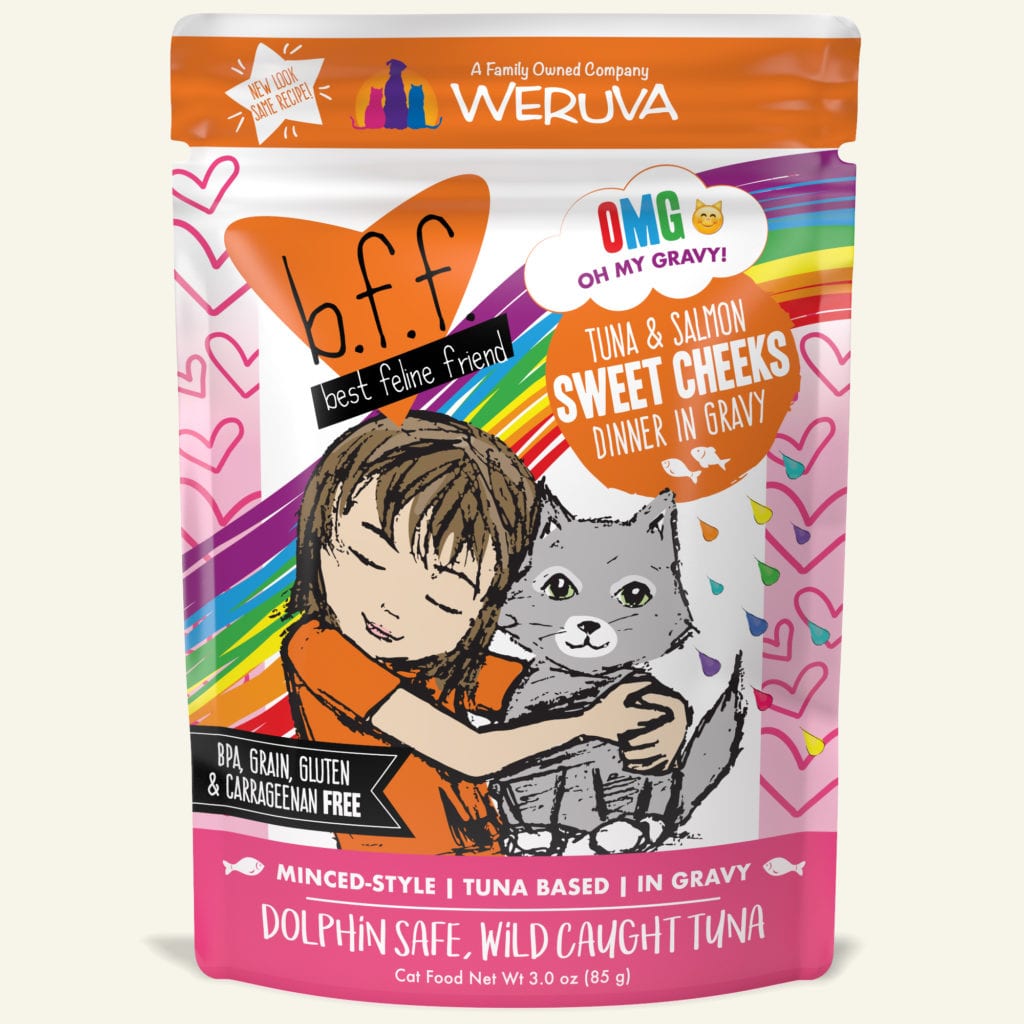 Weruva 85g BFF OMG Tuna & Salmon Sweet Cheeks Cat Food – Critters Pet ...