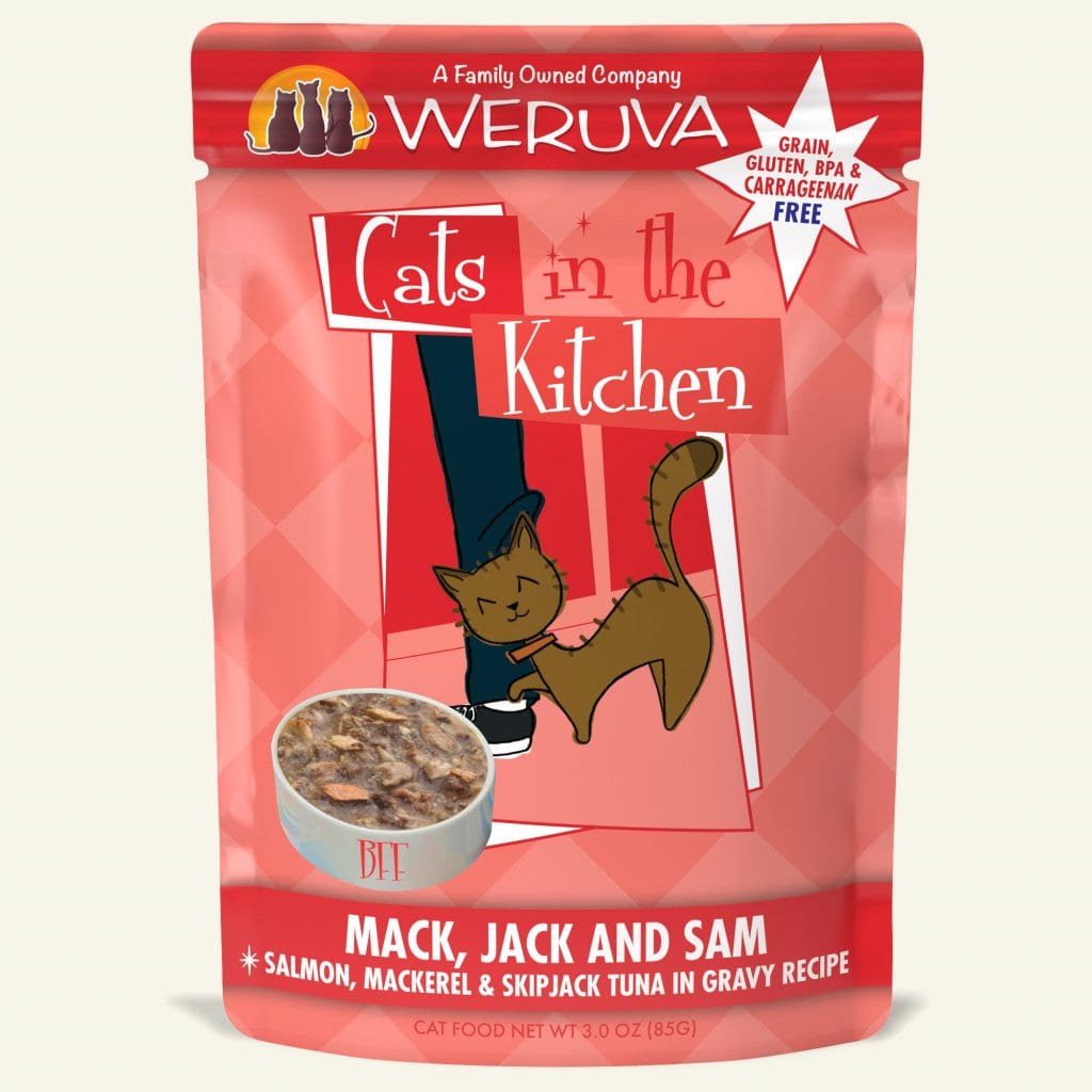 Weruva 85g Cats In The Kitchen Mack, Jack & Sam Cat Food – Critters Pet ...