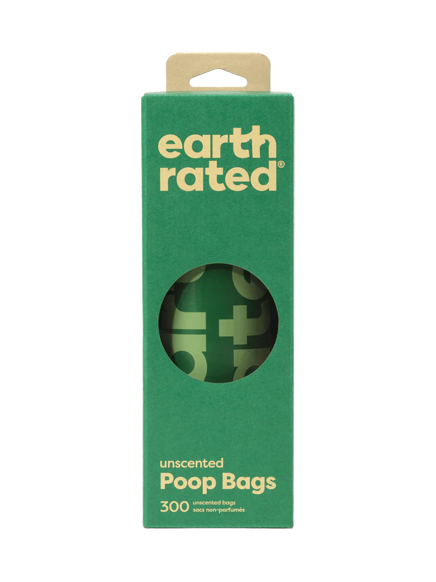 Earth Rated Unscented Grab & Go 300 Poop Bags – Critters Pet Health Store