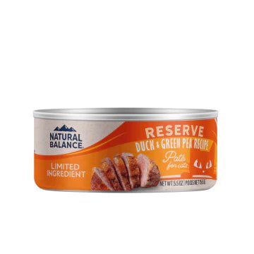 Natural Balance 156g Limited Ingredient Diet Reserve Duck & Green Pea ...