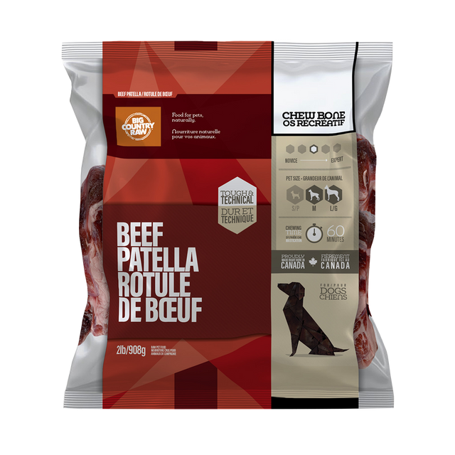 SPECIAL ORDER Big Country Raw Beef Patella Bone- 2 lb – Critters Pet ...