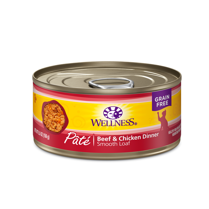 Wellness Beef & Chicken Canned Cat Food Case 12 x 354g – Critters Pet ...