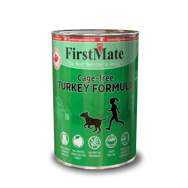 FirstMate 345g Limited Ingredient Cage Free Turkey Canned Dog Food ...