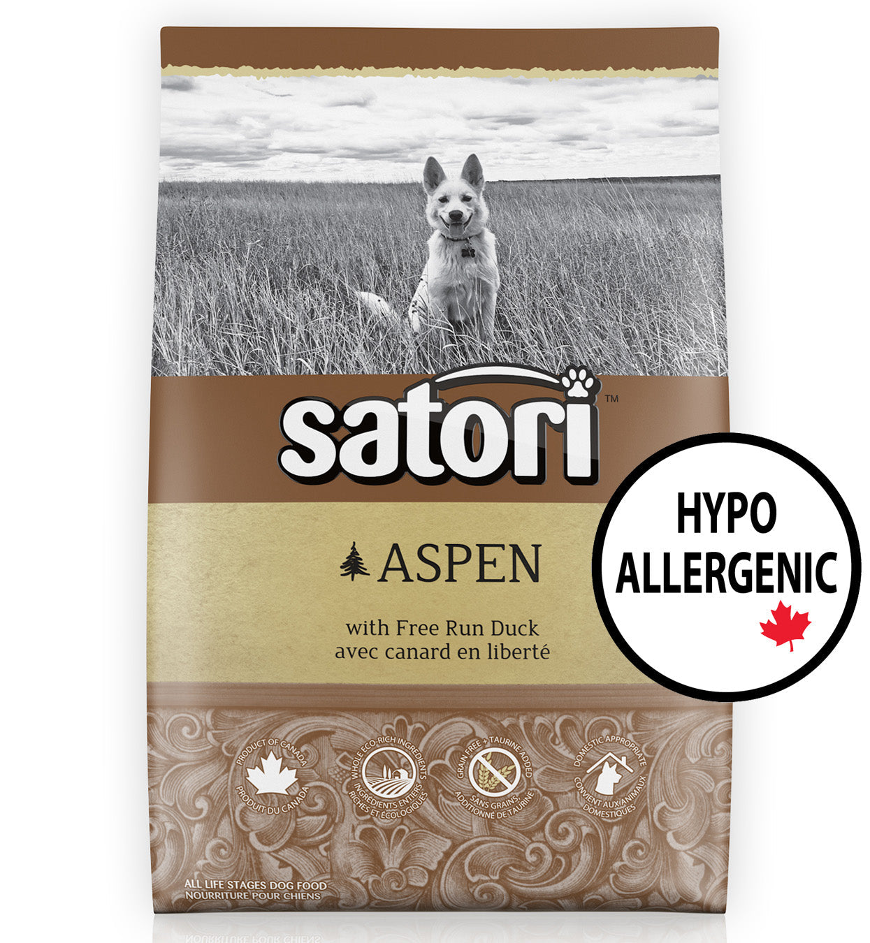 Satori Aspen Duck Hypo Allergenic Dry Dog Food Solution – Critters Pet ...