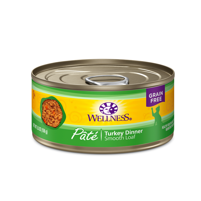 Wellness 155g Turkey Canned Cat Food – Critters Pet Health Store