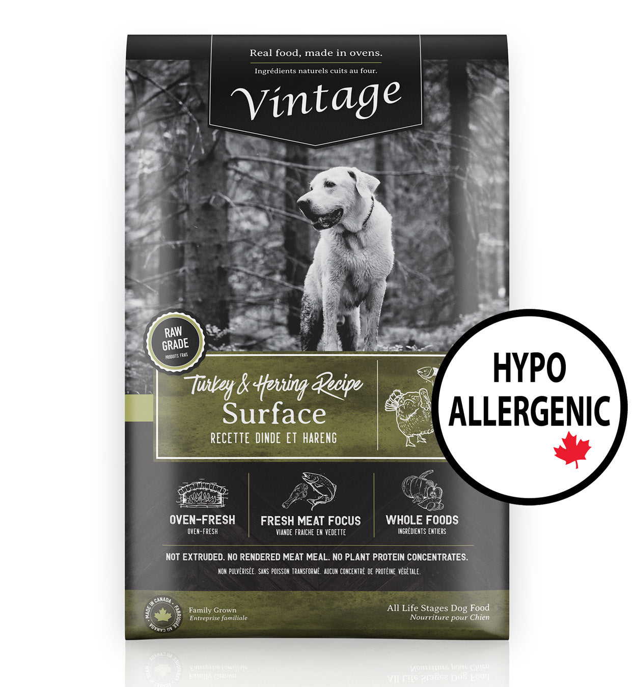 Vintage Oven Fresh Surface Turkey & Herring Hypo Allergenic Dog Food S ...