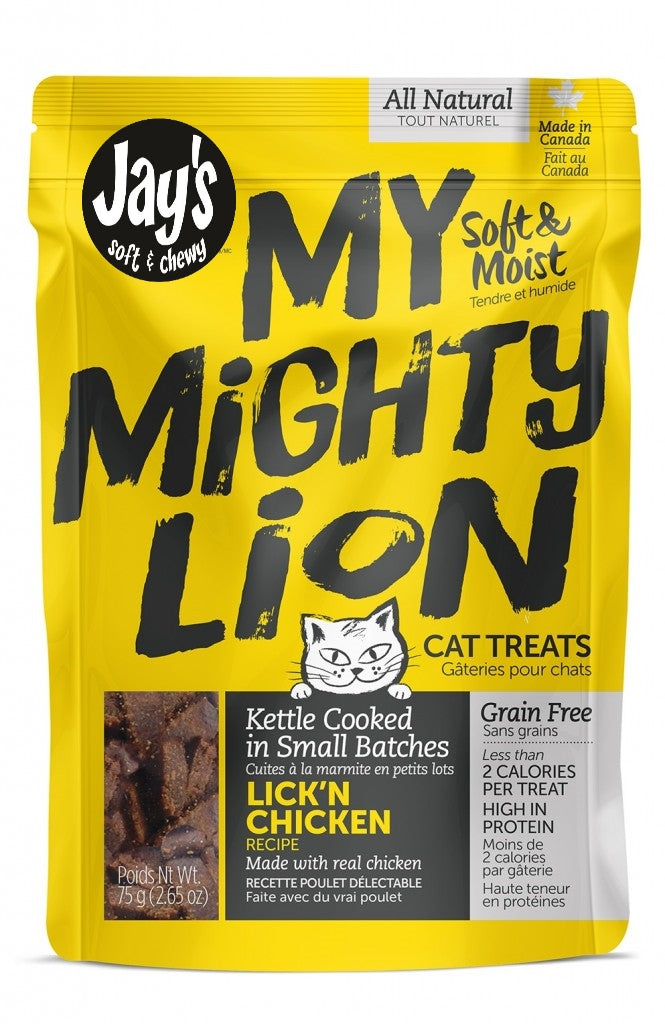 My Mighty Lion 75g Chicken Cat Treats – Critters Pet Health Store